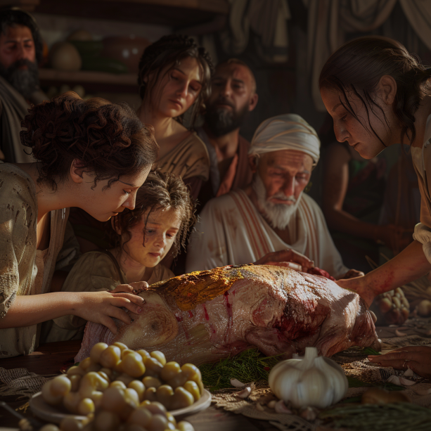 AI generated pictures of Exodus, Chapter: 12 | BiblePics