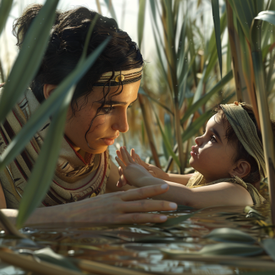 AI generated pictures of Exodus, Chapter: 2 | BiblePics