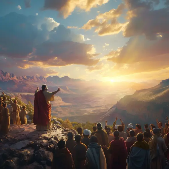 AI generated pictures of Isaiah, Chapter: 25 | BiblePics