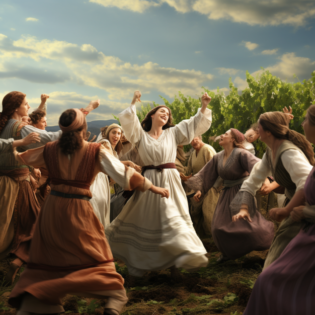 בינה מלאכותית יצרה תמונות של שופטים, פרקים 21 | BiblePics